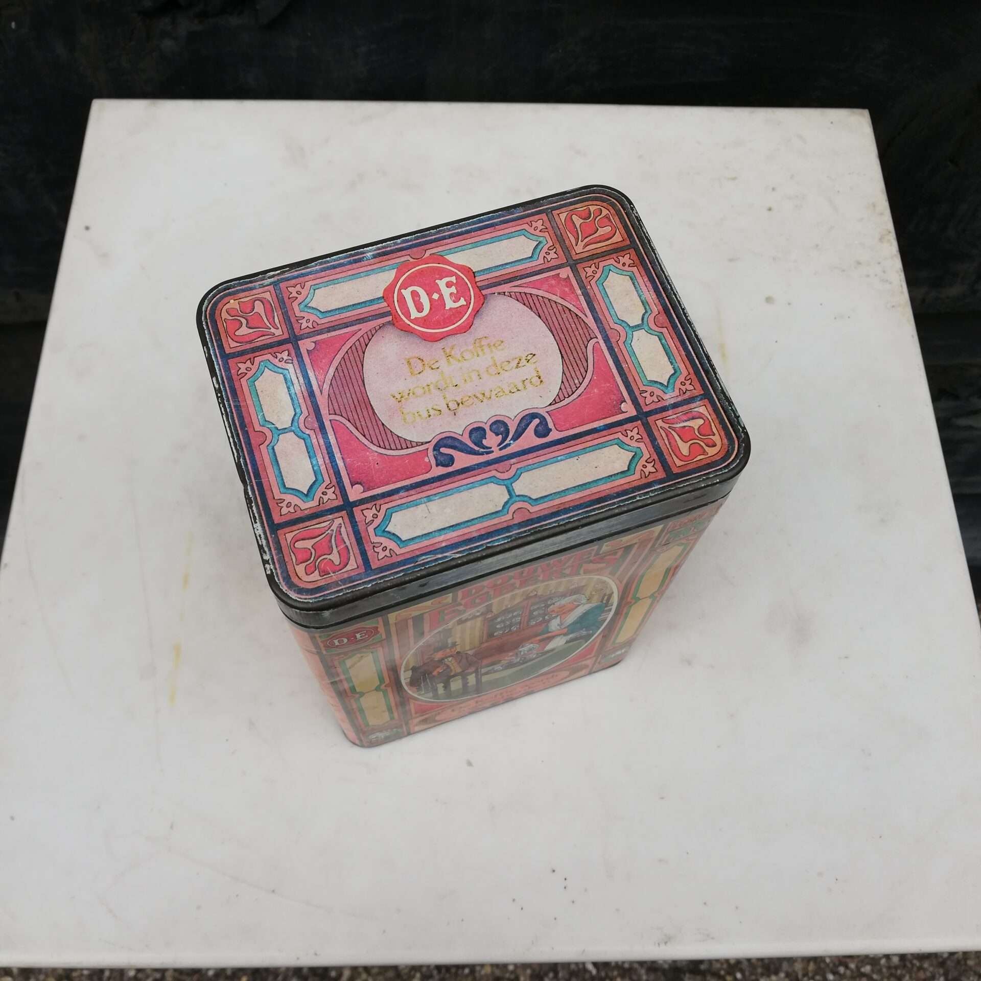 Douwe Egberts koffieblik - Te koop @ EvenSnuffelen